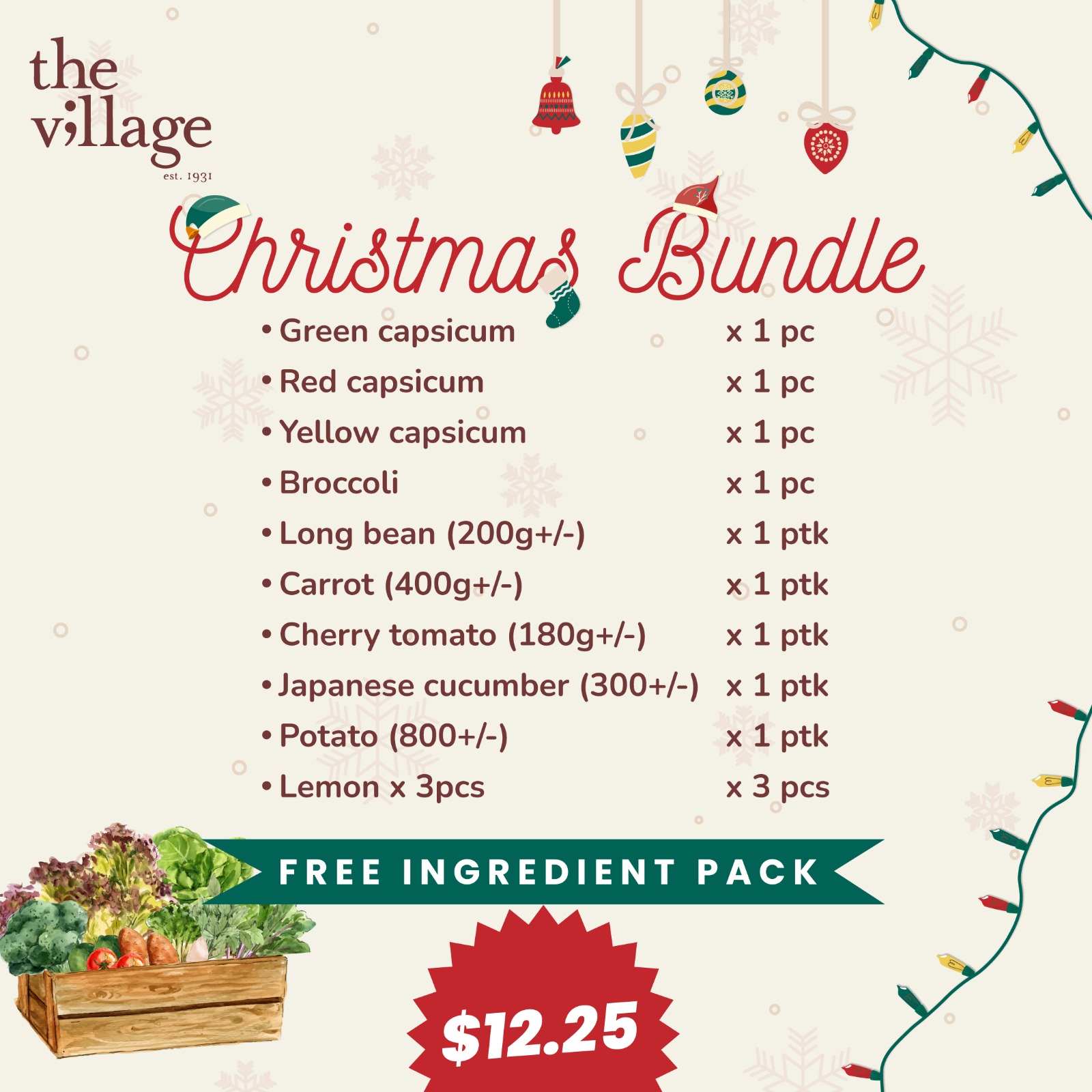 Christmas Bundle | Vegetable Wholesaler | CCL IMPEX